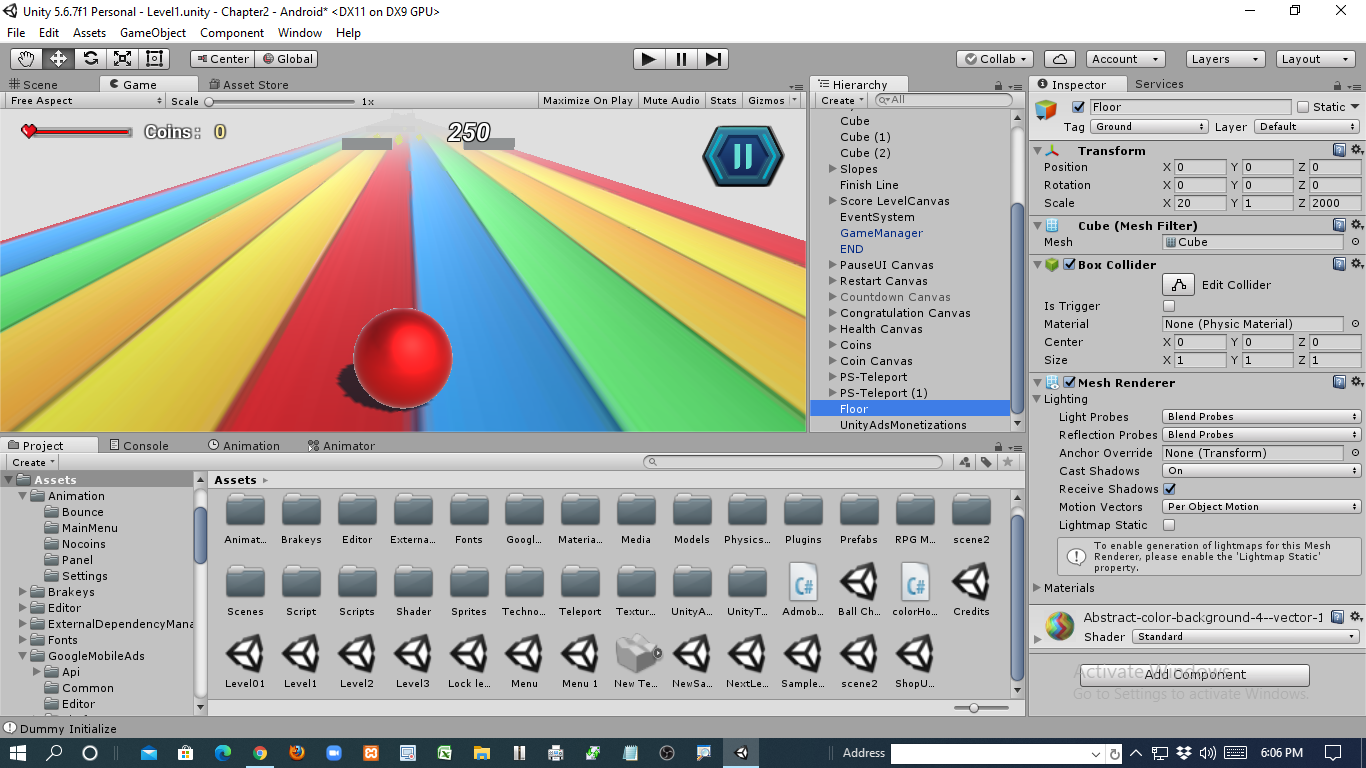 Gameobject Color Material Is Visible In Editor But Not In Android — Brackeys Forum
